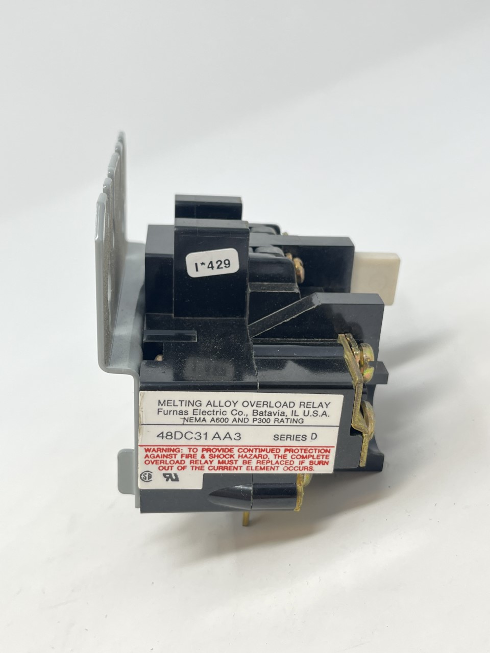48DC31AA3 – FURNAS ELECTRIC OVERLOAD RELAY MELTING ALLOY 3PH 30AMP ...